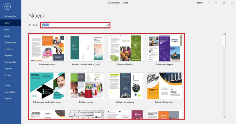 Aprenda como fazer folder no Word neste passo a passo com imagens