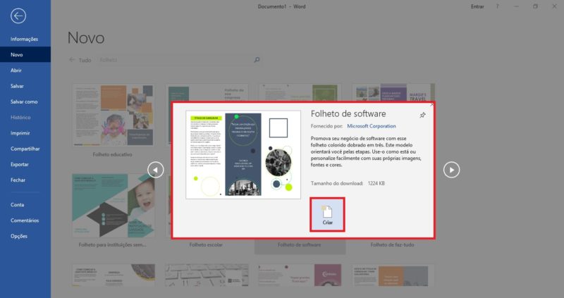 Aprenda como fazer folder no Word neste passo a passo com imagens