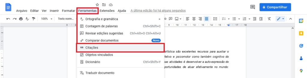 Saiba como fazer citação no Google Docs passo a passo